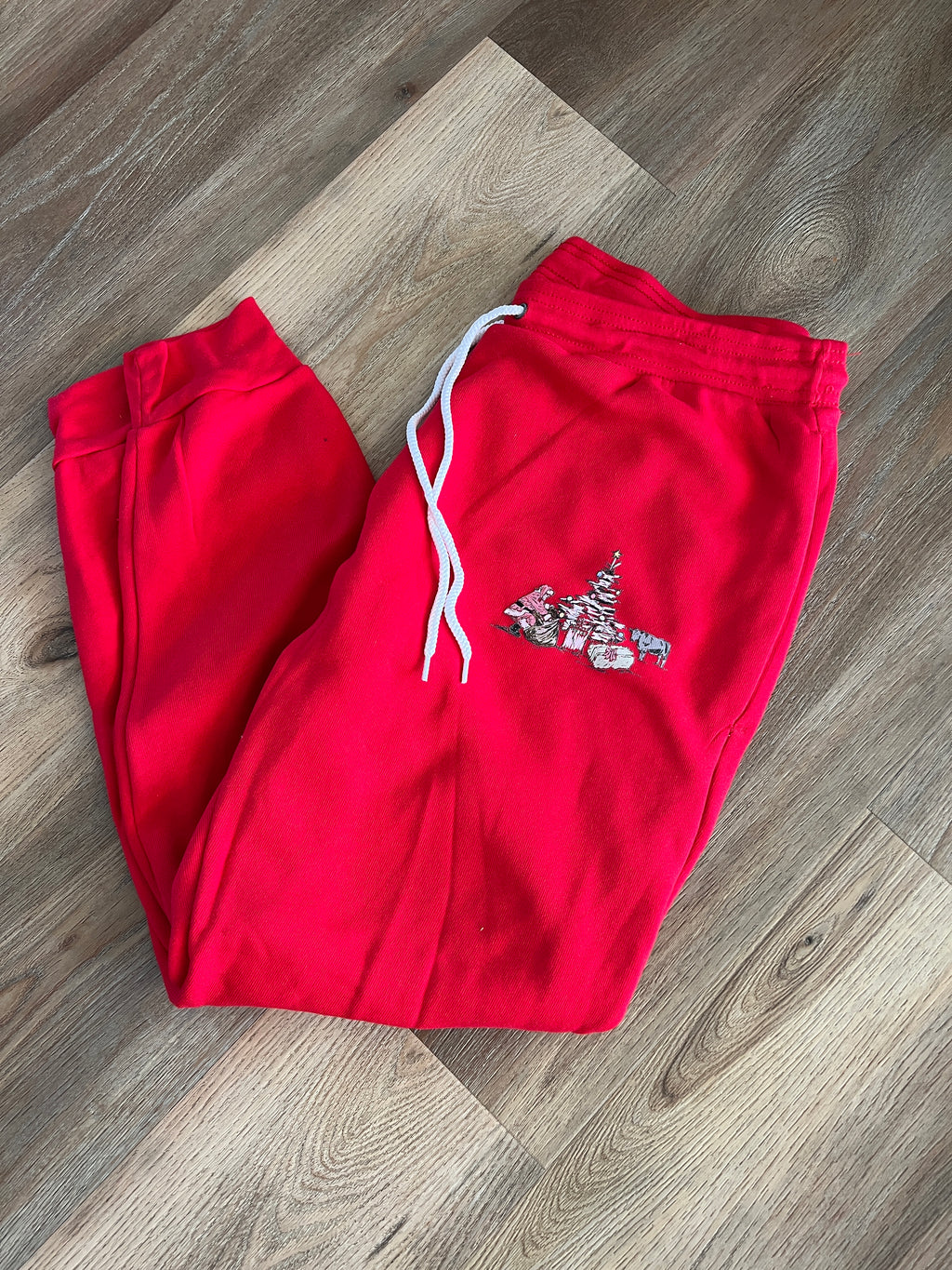 Santa Joggers – SRM Custom Art and Design