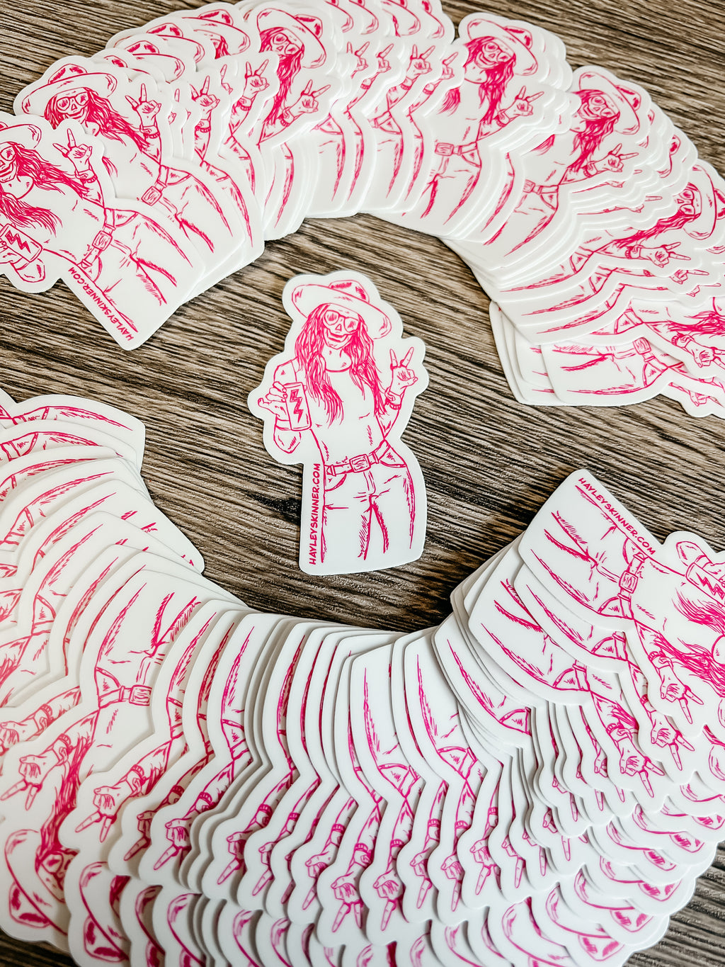 Outlaw Cowgirl Sticker – SRM Custom Art and Design